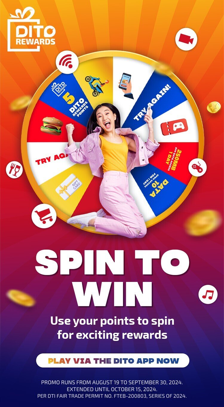 Spin to Win - DITO Telecommunity